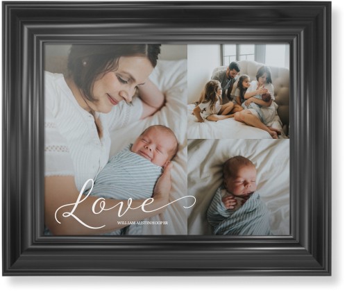 Hand Lettered Love Collage Framed Print | Wall Art | Shutterfly