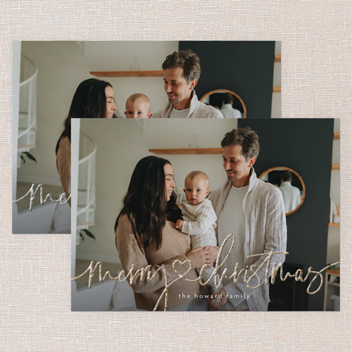 Heart Highlight 5x7 Glitter Card by Yours Truly | Shutterfly