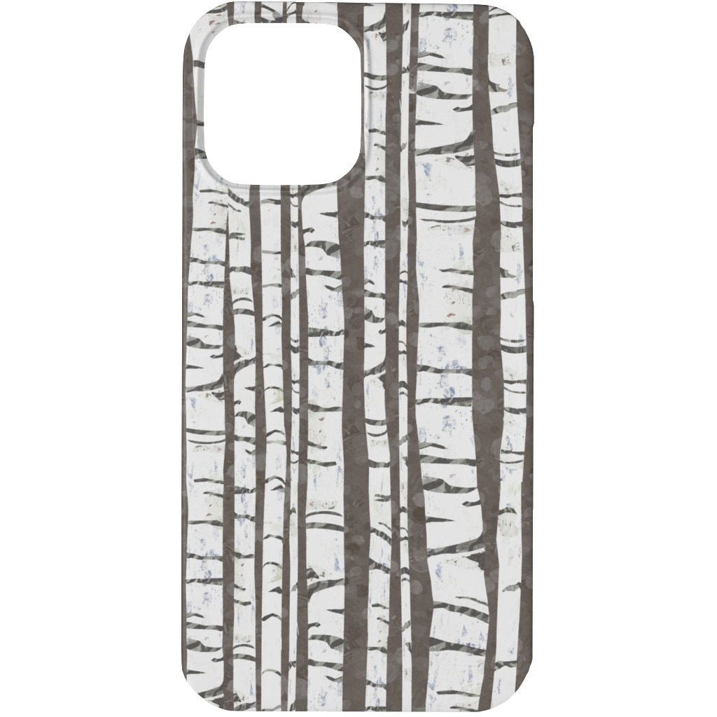 Birch Forest - Gray Phone Case | Shutterfly