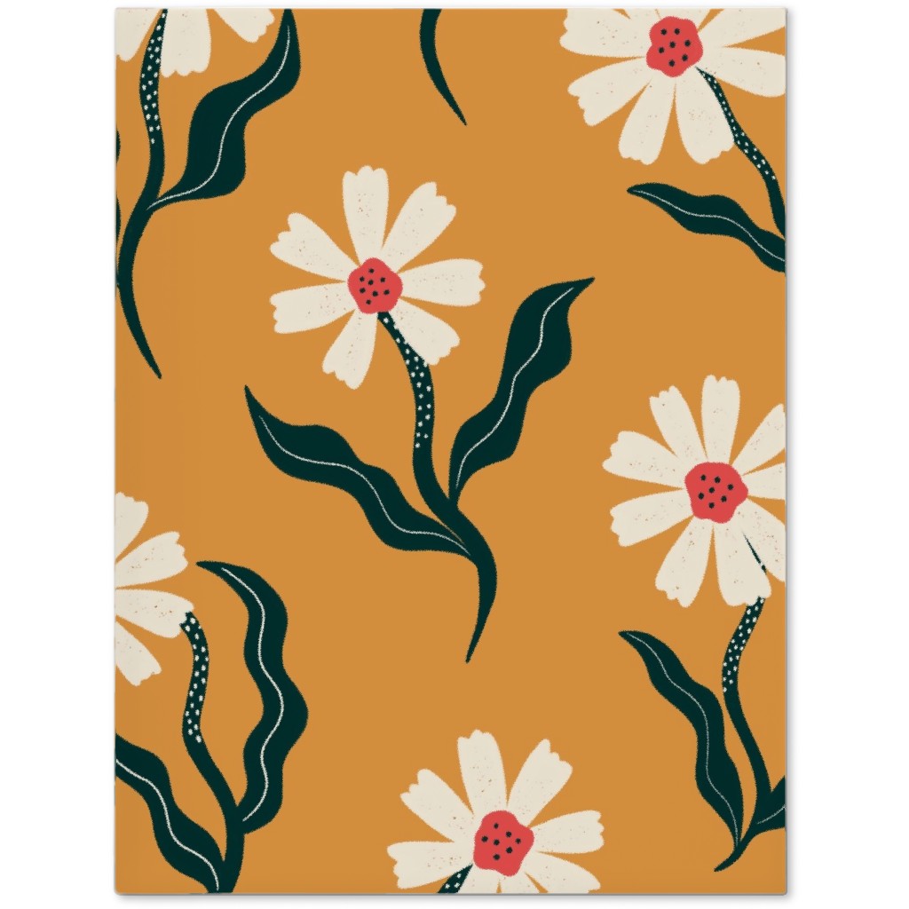 Flower Power - Orange Journal | Shutterfly