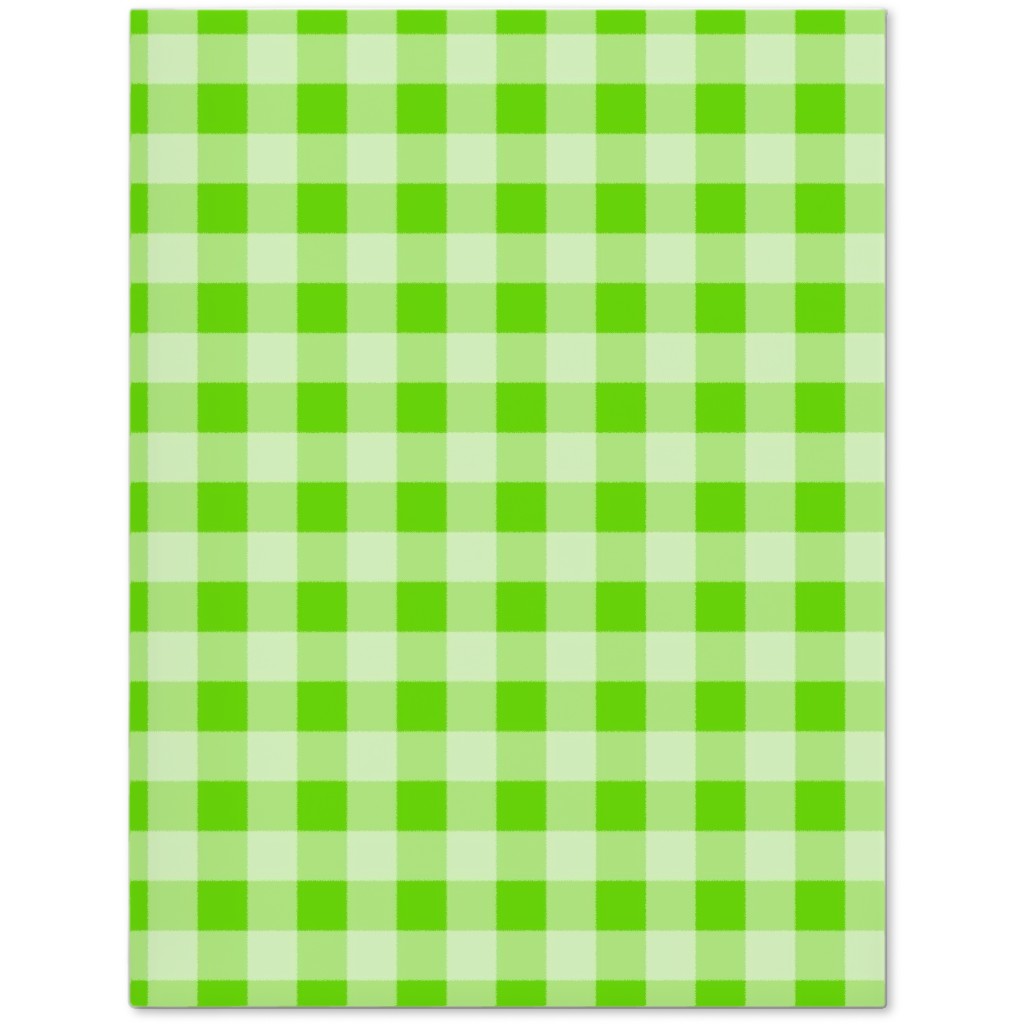 Gingham Checker - Green Journal | Shutterfly