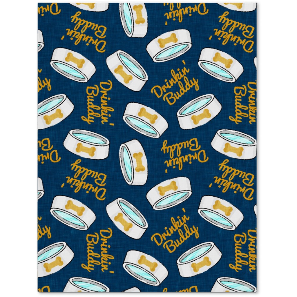 Drinkin' Buddy - Dog - Blue Notebook | Shutterfly