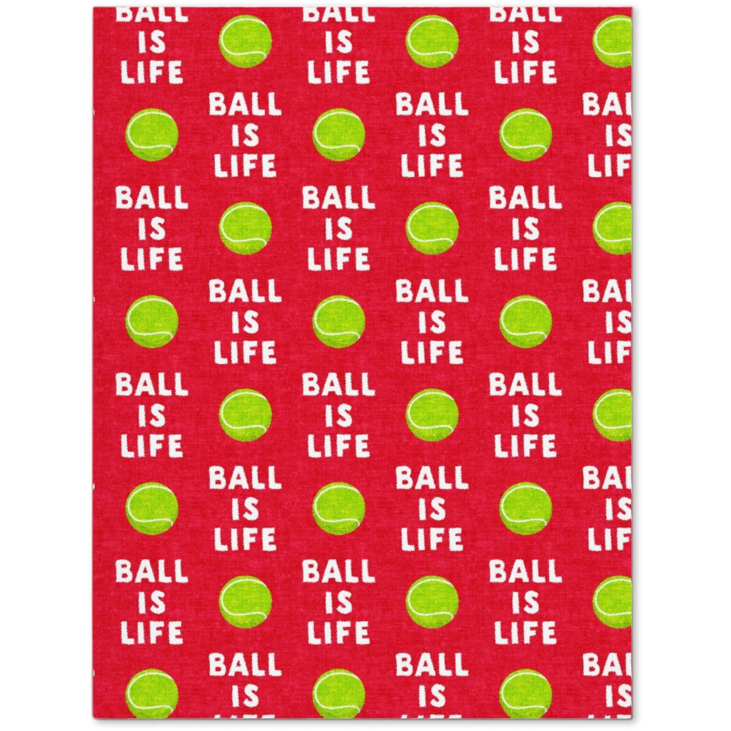 Ball Is Life - Tennis Ball - Red Journal | Shutterfly