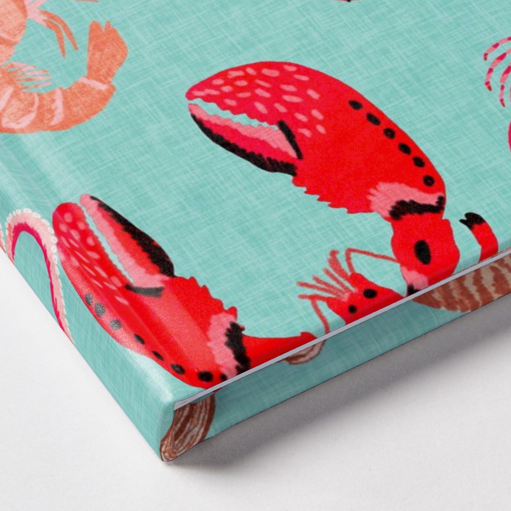 Ocean Creatures - Red on Green Journal | Shutterfly