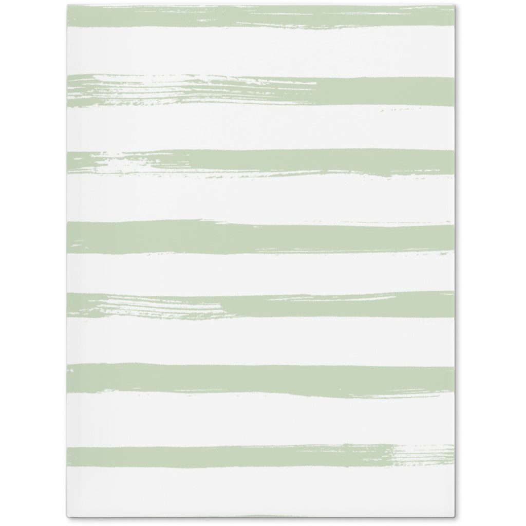 Sage and White Stripes Journal | Shutterfly
