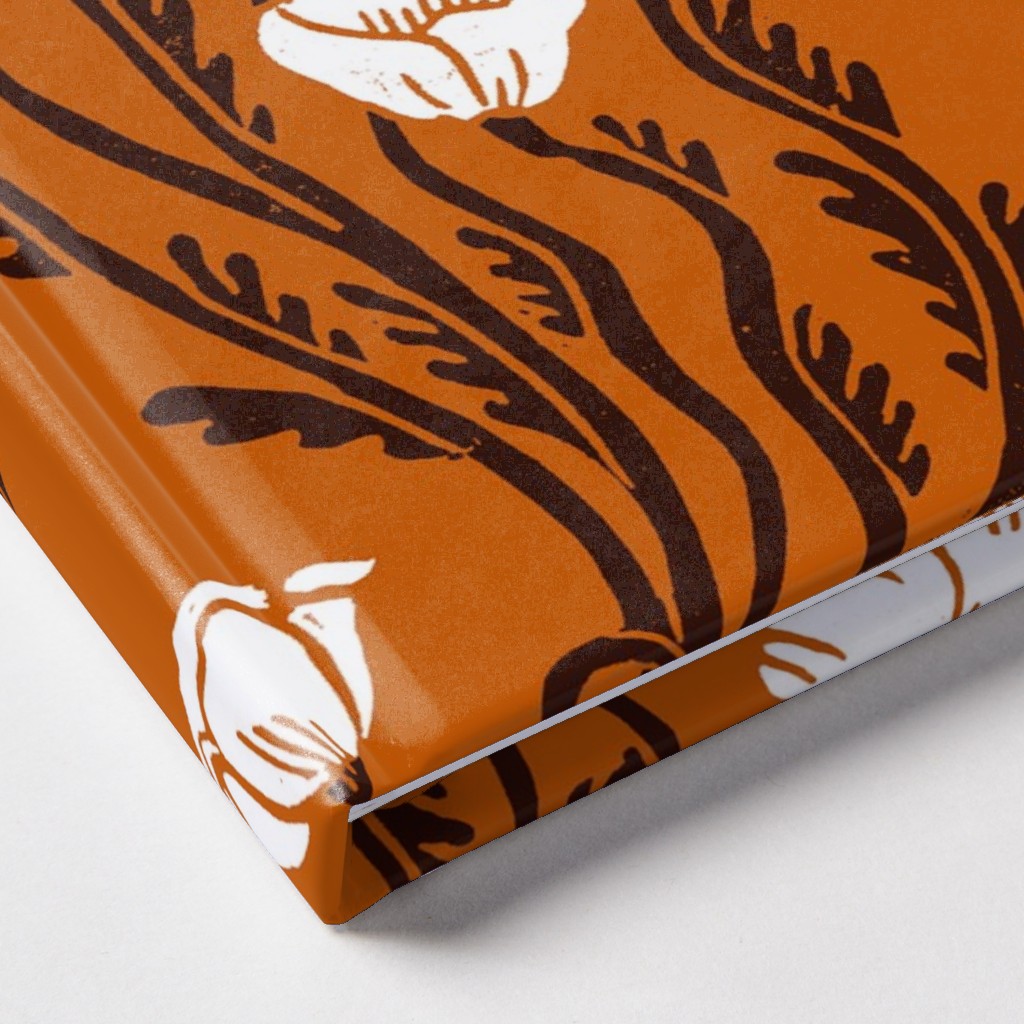 Poppy, Fall Harvest Block Printed Vintage Florals Journal | Shutterfly