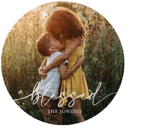 Blessed Script Keepsake Puzzle by Shutterfly | Shutterfly