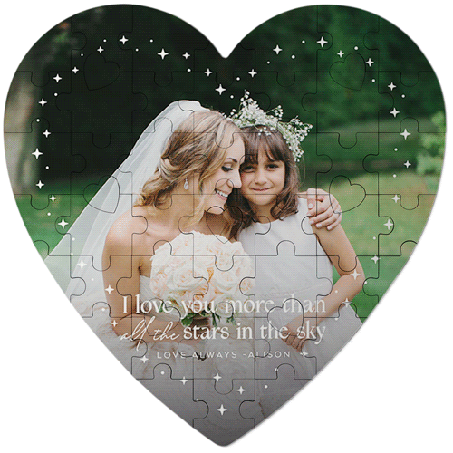 Moon And Stars Border Keepsake Puzzle by Shutterfly | Shutterfly