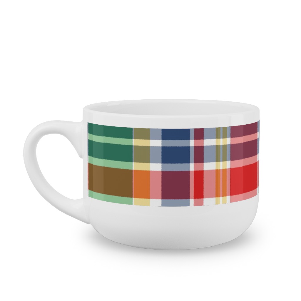 Plaid - Multi Bright Latte Mug | Shutterfly