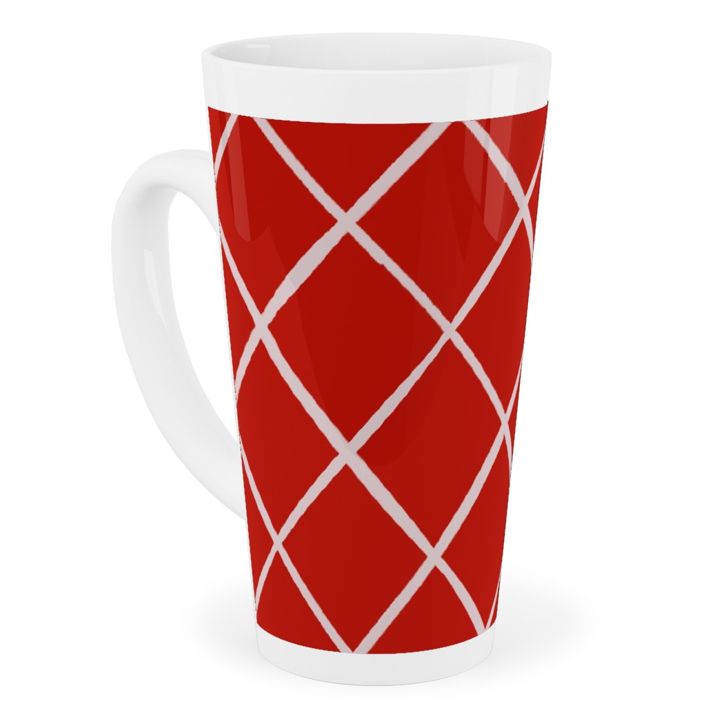 Check on Red Tall Latte Mug | Shutterfly