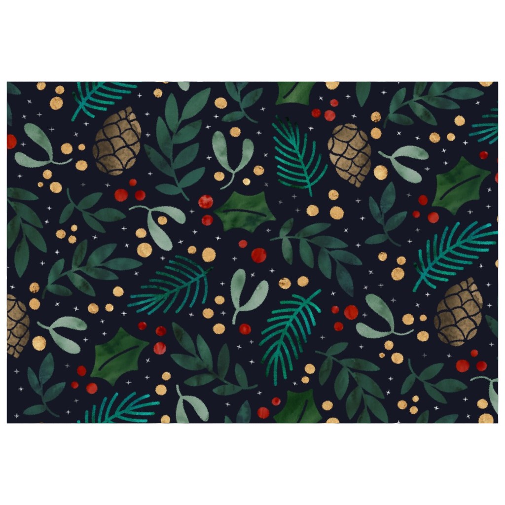 Christmas Florals - Dark Green Tall Latte Mug | Shutterfly