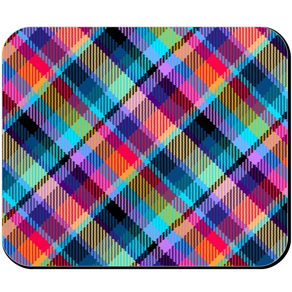 Madras Plaid - Tropical Night Mouse Pad | Shutterfly