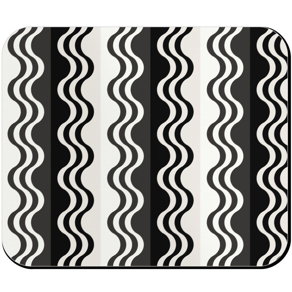 Sea Shell Waves - Grey Mouse Pad | Shutterfly
