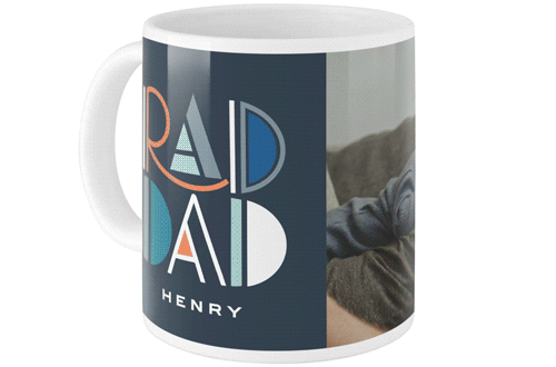 Rad Dad Art Mug | Mugs | Shutterfly