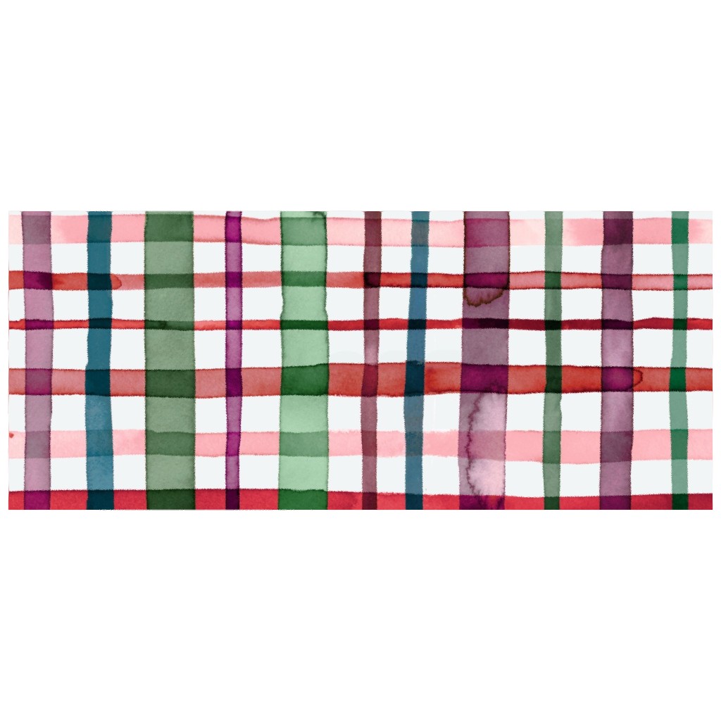 Watercolor Gingham - Red and Green Ceramic Mug | Shutterfly