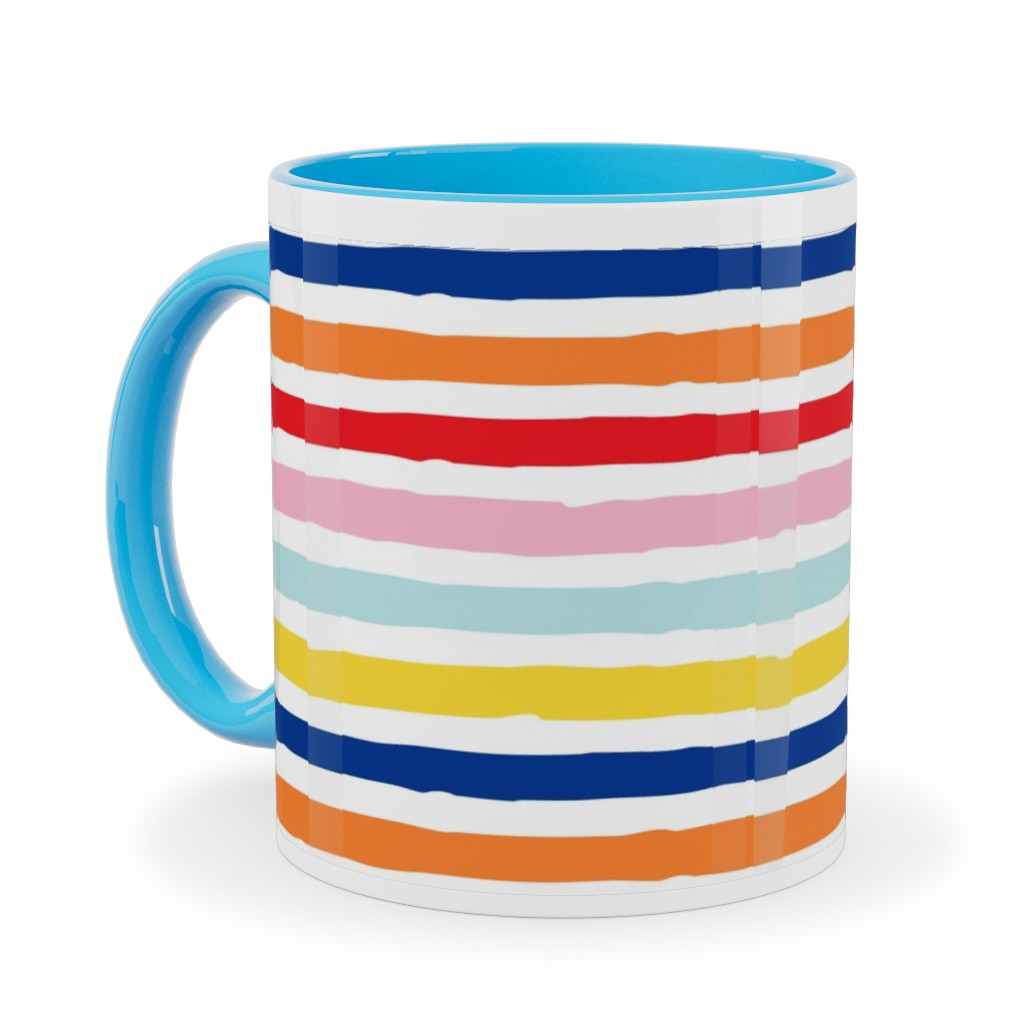 Imperfect Stripes - Multi Ceramic Mug | Shutterfly