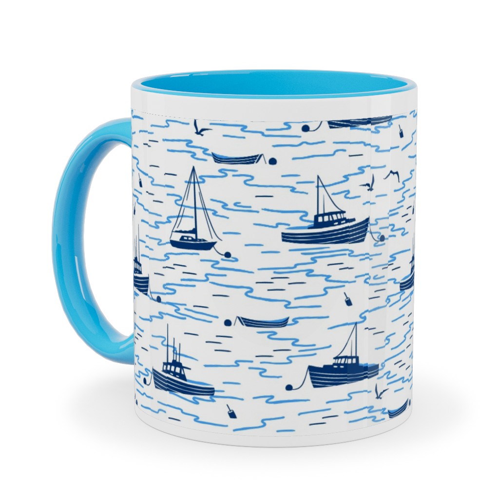 Harbor Boats - White Ceramic Mug | Shutterfly