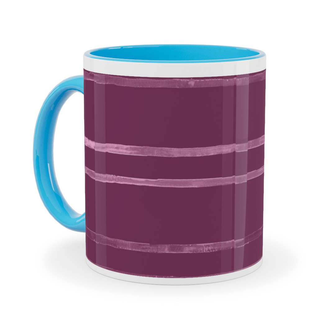 Take Flight Stripe - Rasberry Ceramic Mug | Shutterfly