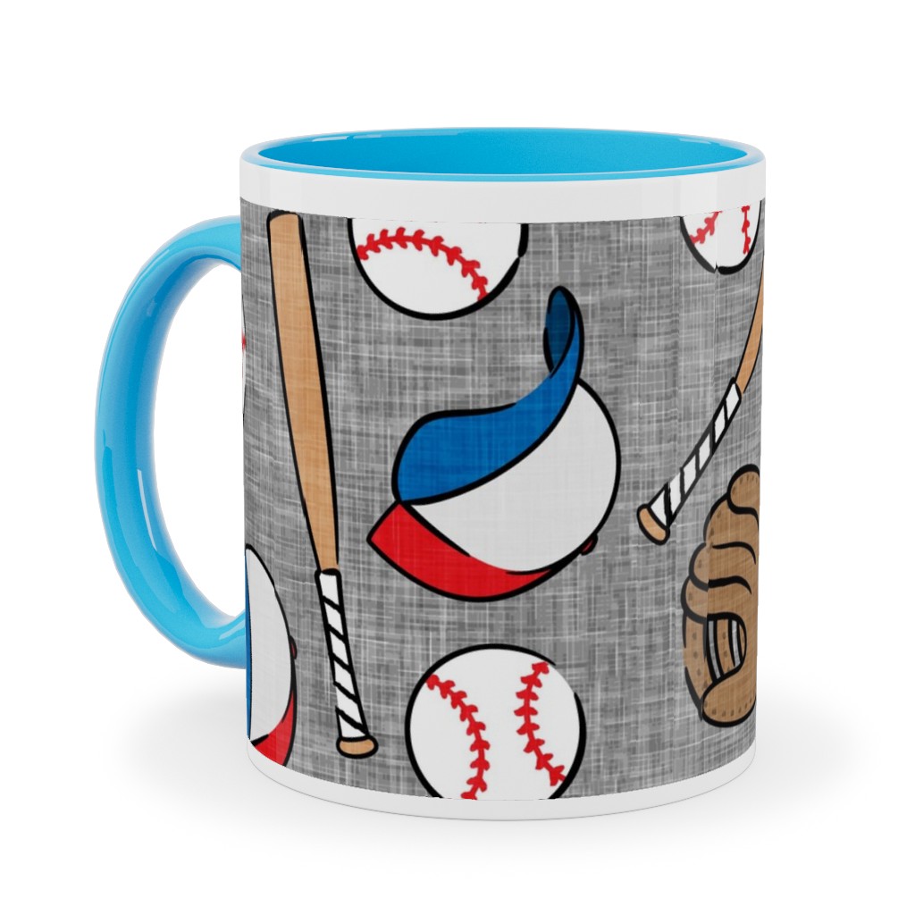 Baseball Bats Mits and Balls Ceramic Mug | Shutterfly