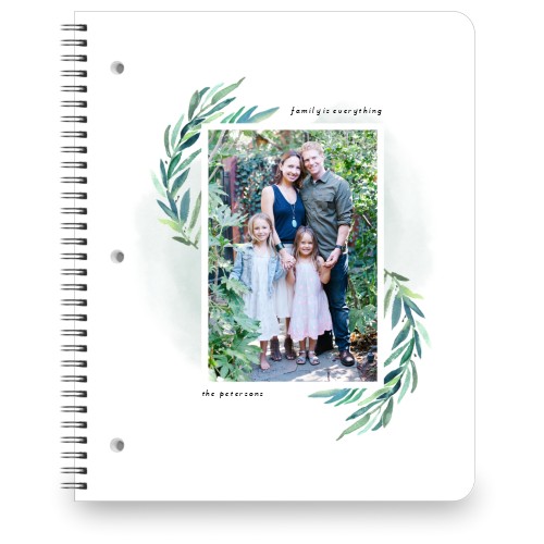 Botanical Bold Frame Large Notebook by Shutterfly | Shutterfly