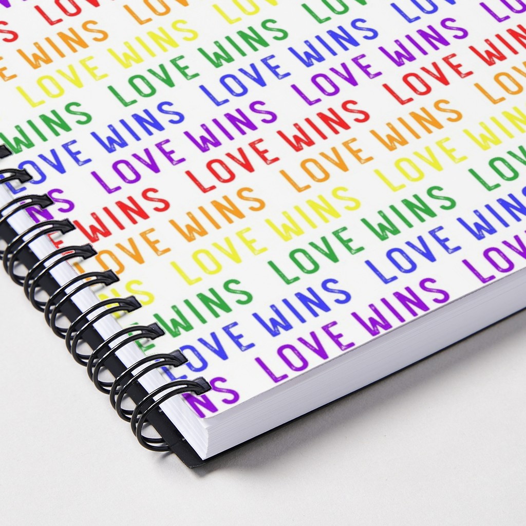 Love Wins Rainbow Notebook | Shutterfly