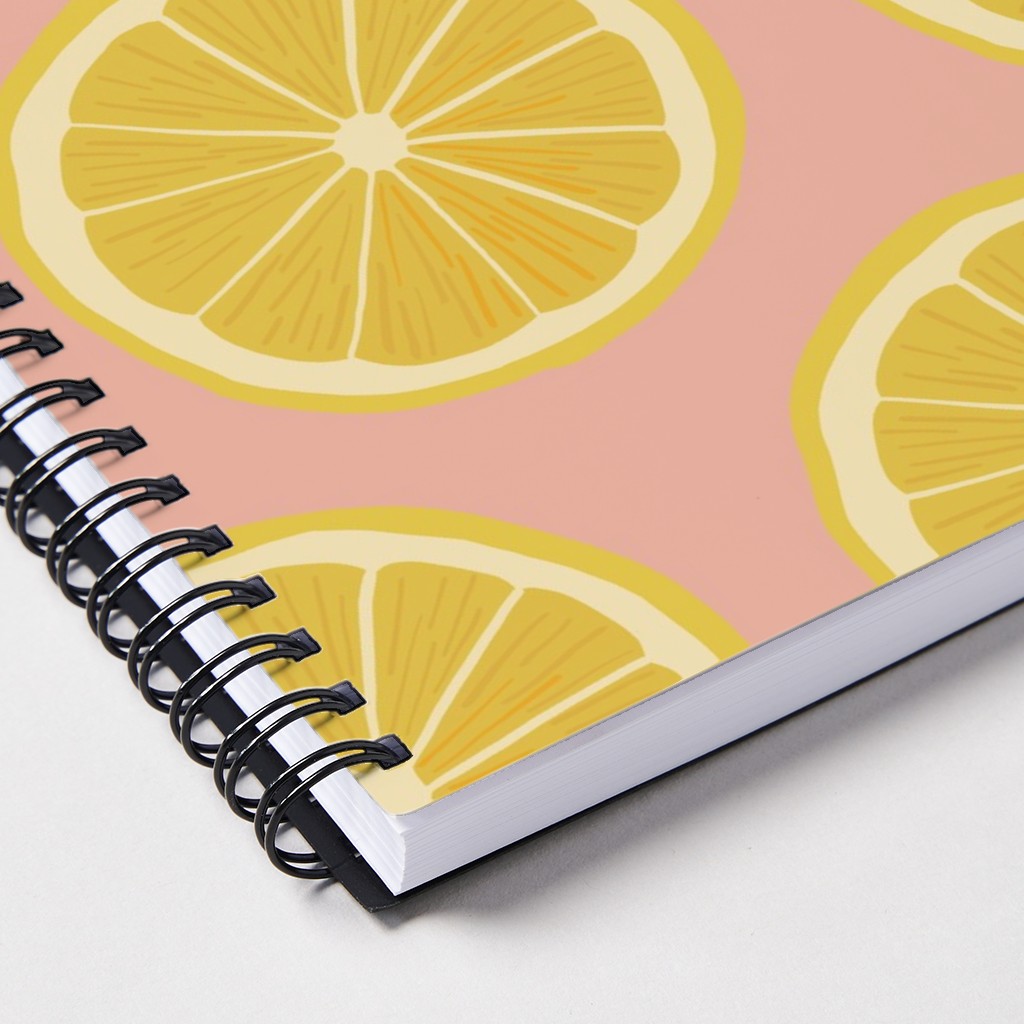 Lemon - Pink Notebook | Shutterfly