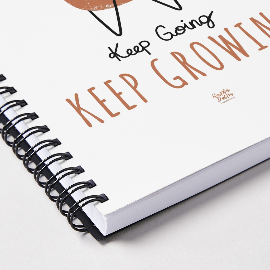 Keep Going & Keep Growing - Terracotta Notebook | Shutterfly