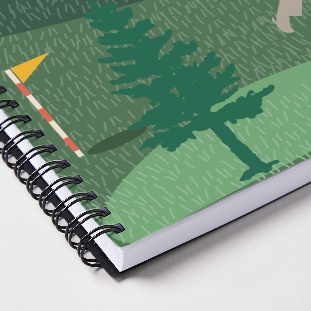 Golf Day Out - Green Notebook | Shutterfly