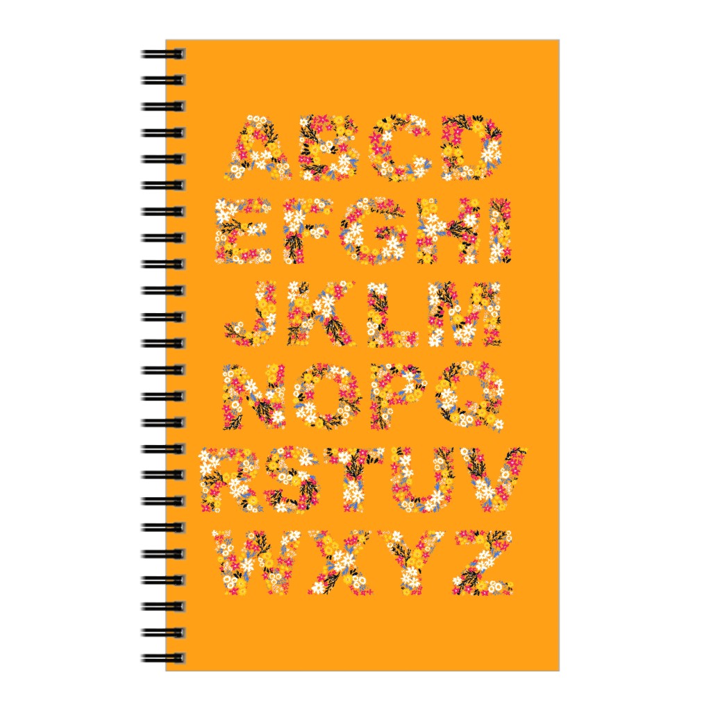 Rustic Wildflower Alphabet Notebook | Shutterfly