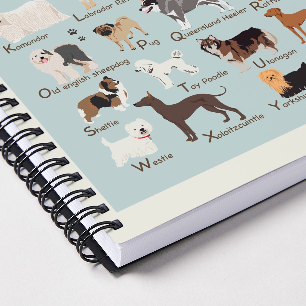 Abcs of Dogs Notebook | Shutterfly