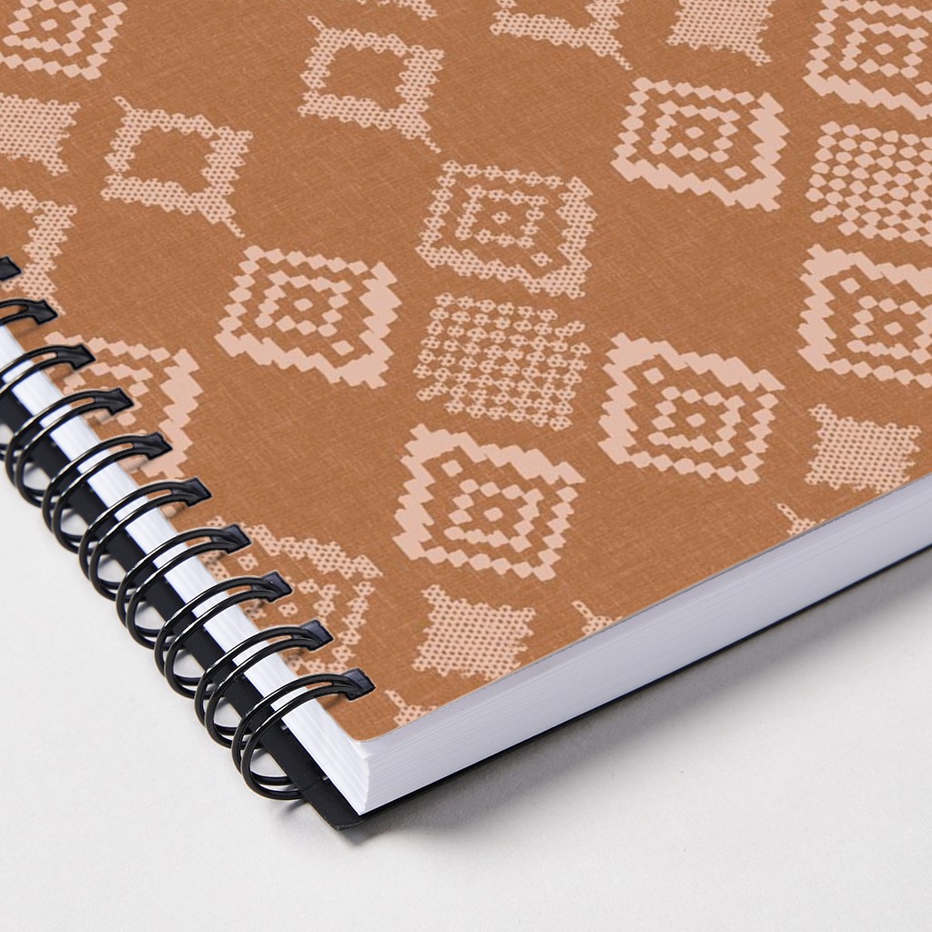 Boho Fair Isle - Rust Notebook | Shutterfly