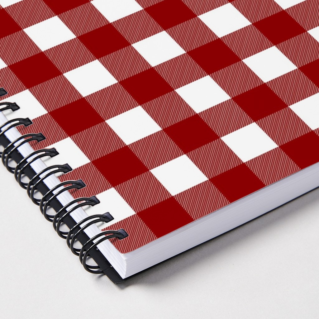Traditional Red Buffalo Plaid Notebook | Shutterfly