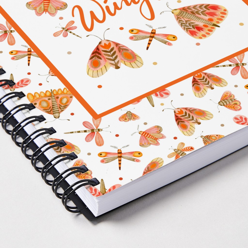 Spread Your Wings, Moth, Dragonfly, Butterfly & Ladybug Notebook ...