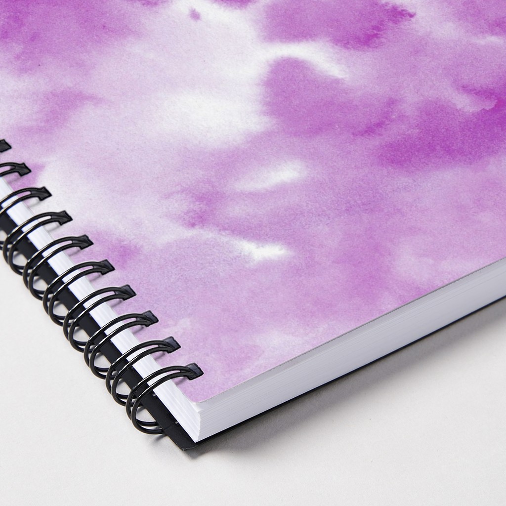 Watercolor Texture - Purple Notebook | Shutterfly