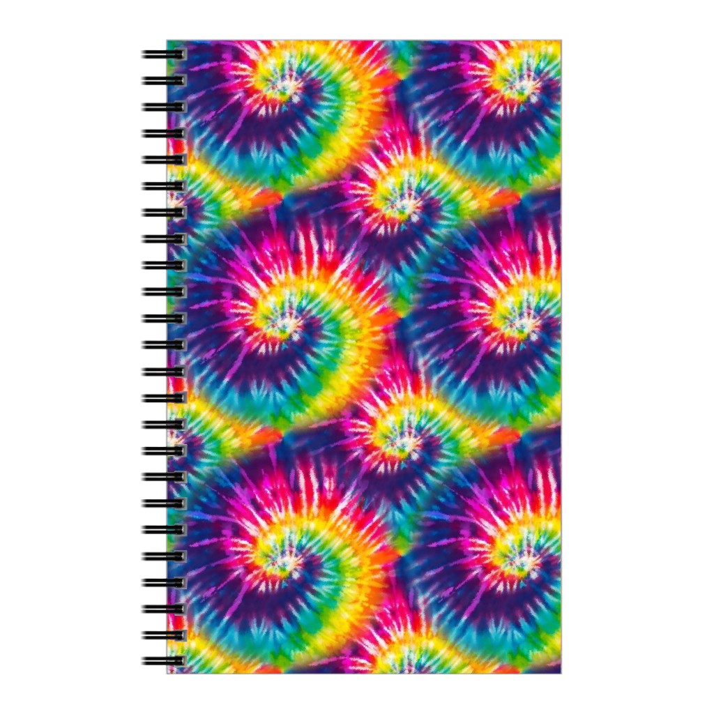 Colorful Rainbow Tie Dye Swirl - Multi Notebook | Shutterfly