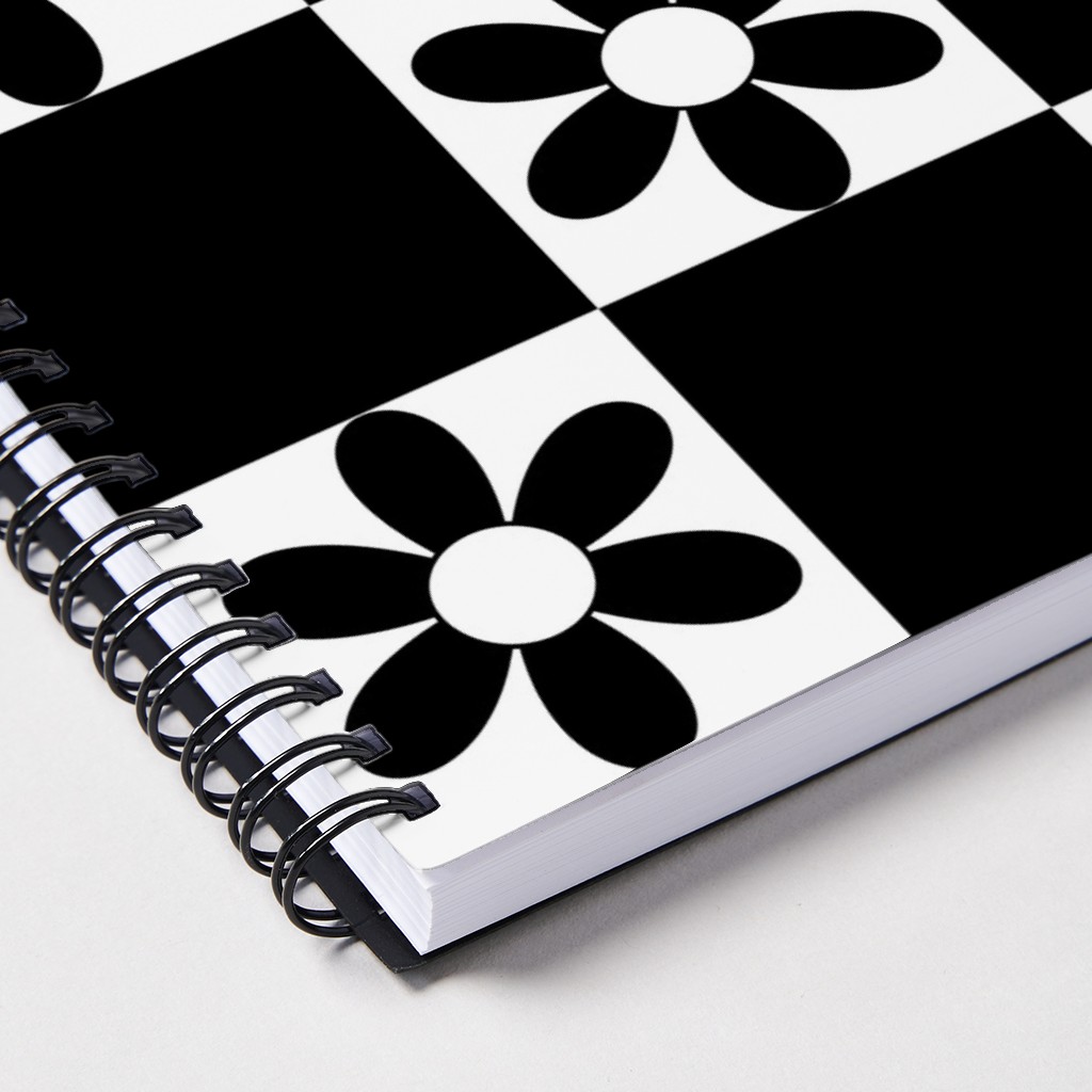 Daisy Checkerboard Notebook | Shutterfly