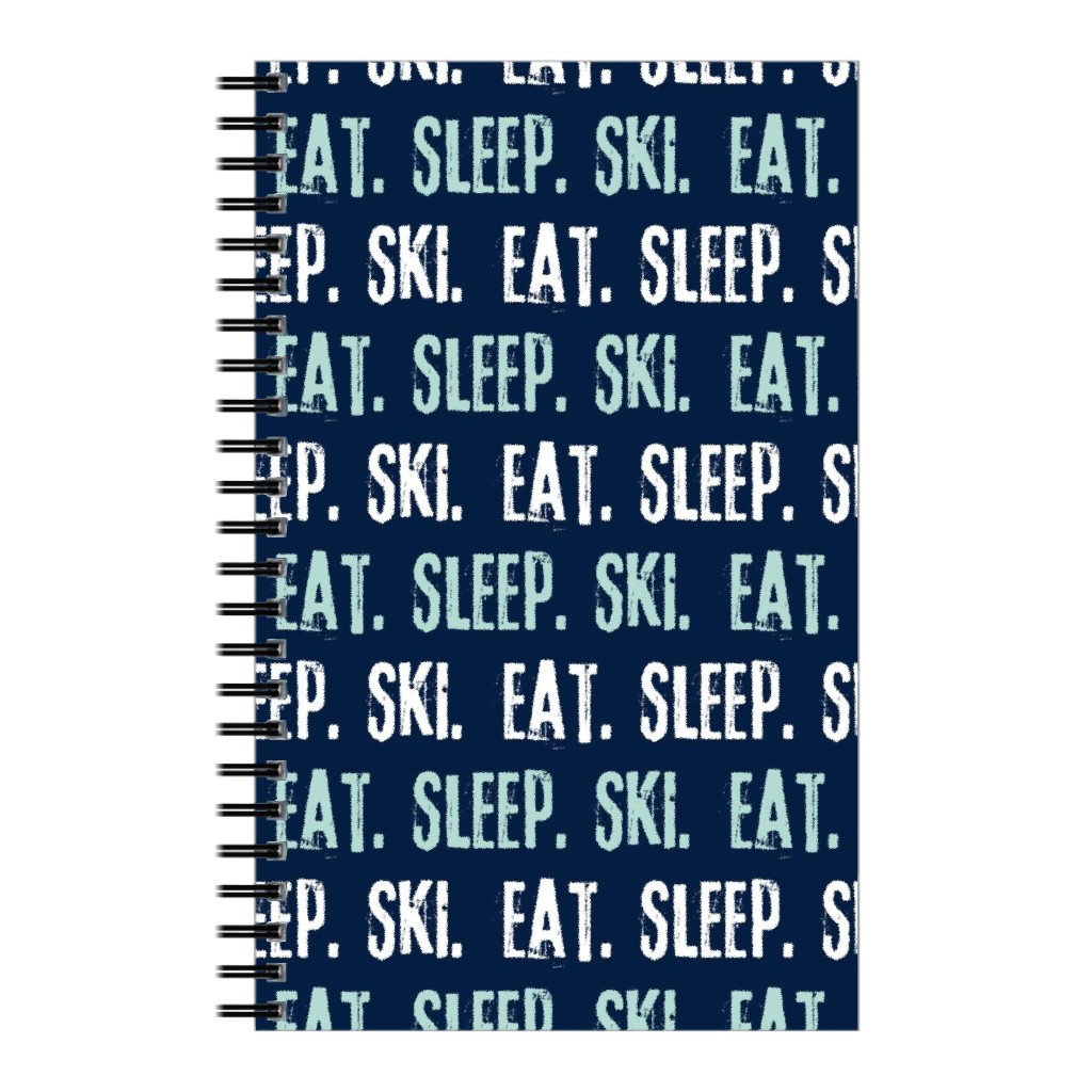Eat Sleep Ski Notebook | Shutterfly