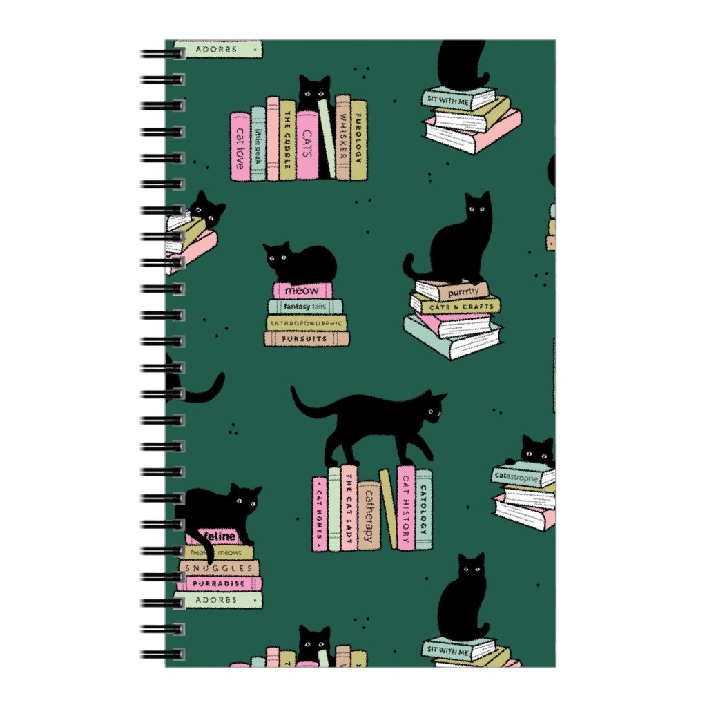 Cats and Books Notebook | Shutterfly