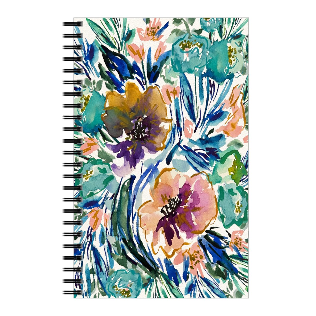 Purple and Blue Florals - Multi Notebook | Shutterfly