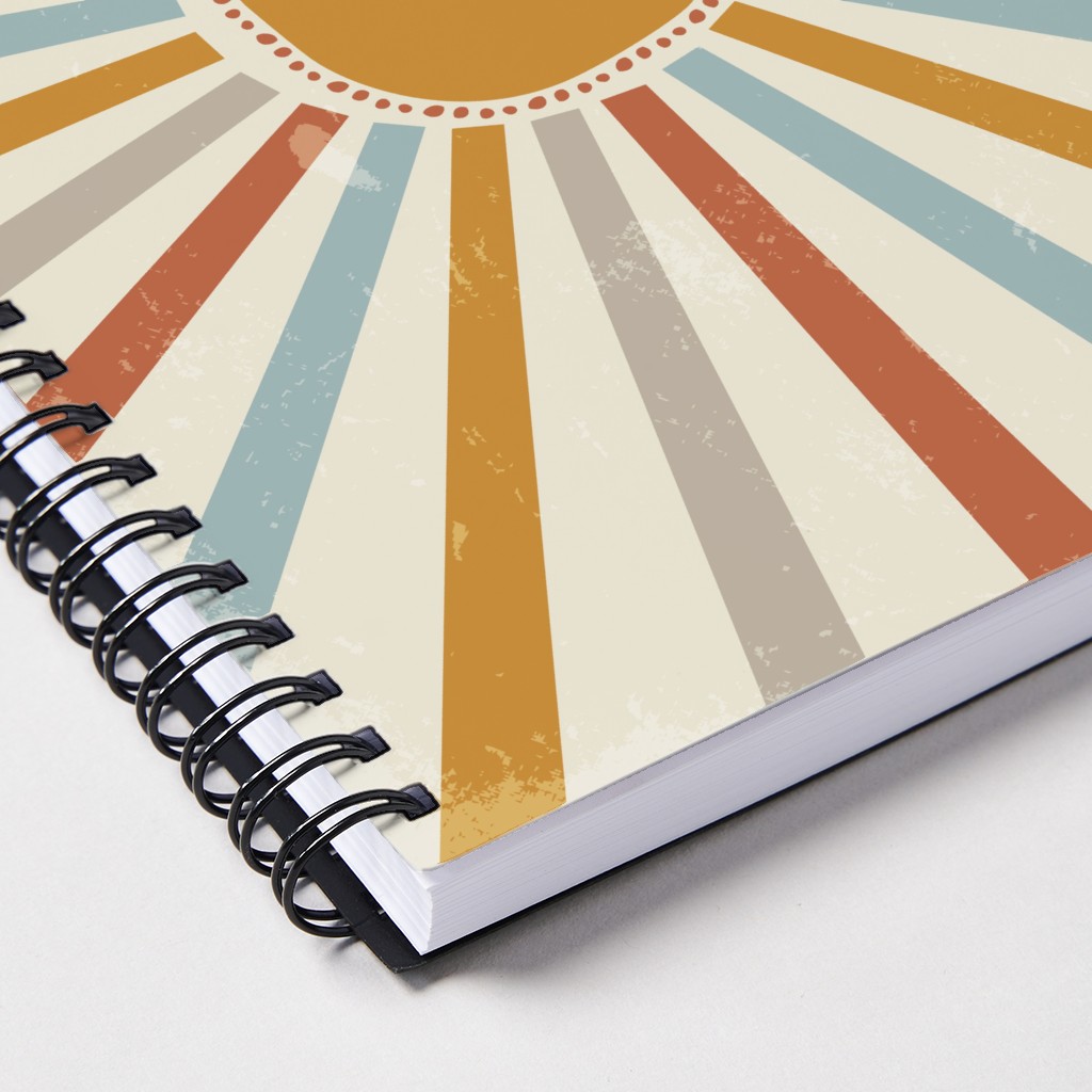 Boho Sun Rays Notebook | Shutterfly