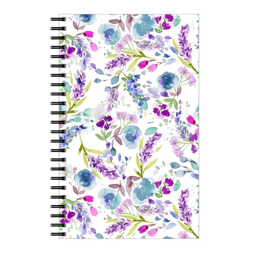 Lavender Bunches - Purple and Blue Notebook | Shutterfly
