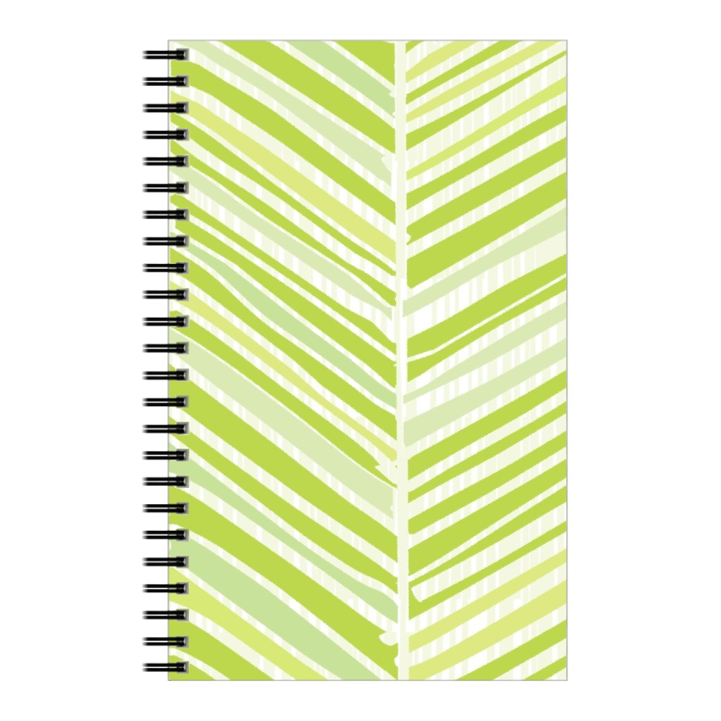 Herringbone Hues of Green Notebook | Shutterfly