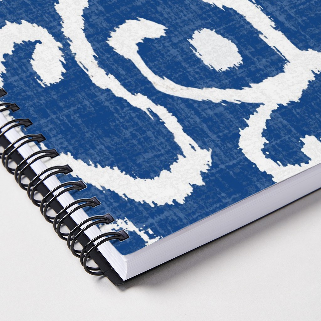 Lucette Ikat - Navy Notebook | Shutterfly