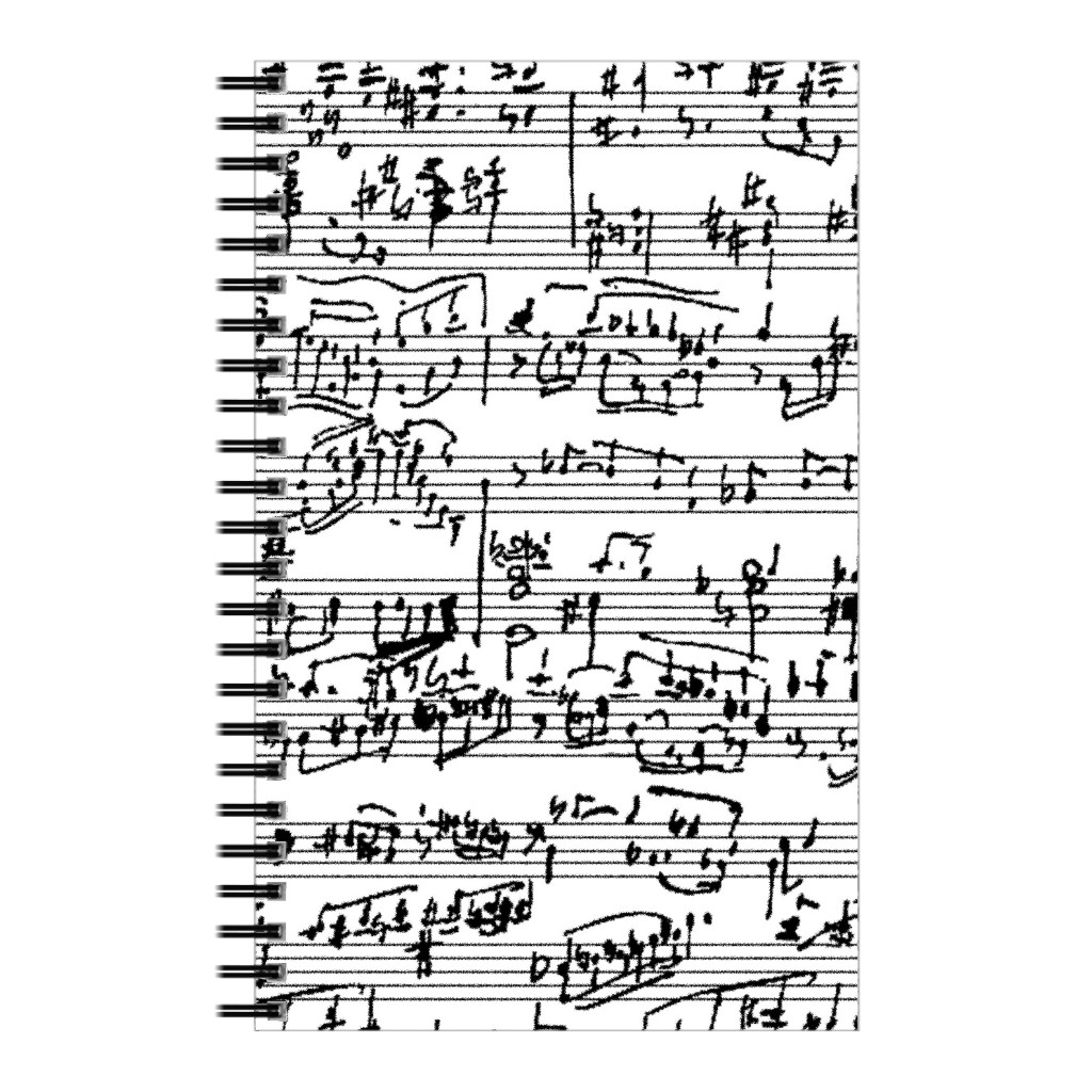 Handwritten Sheet Music Notebook | Shutterfly