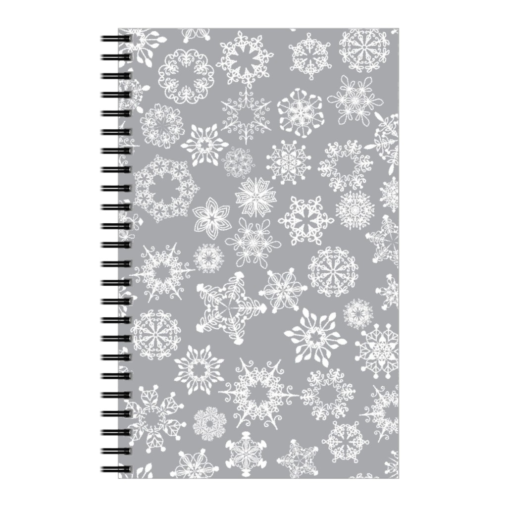 Snowflake Silver Notebook | Shutterfly