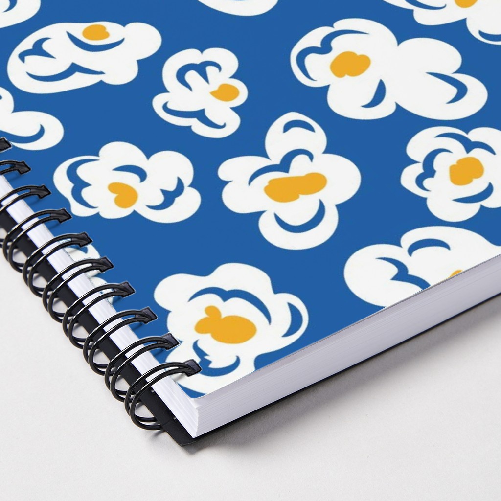 Pop, Pop, Popcorn - Blue Notebook | Shutterfly