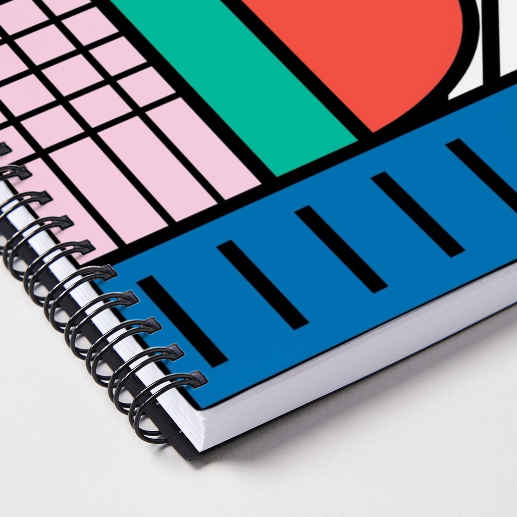 Memphis Color Block Notebook | Shutterfly