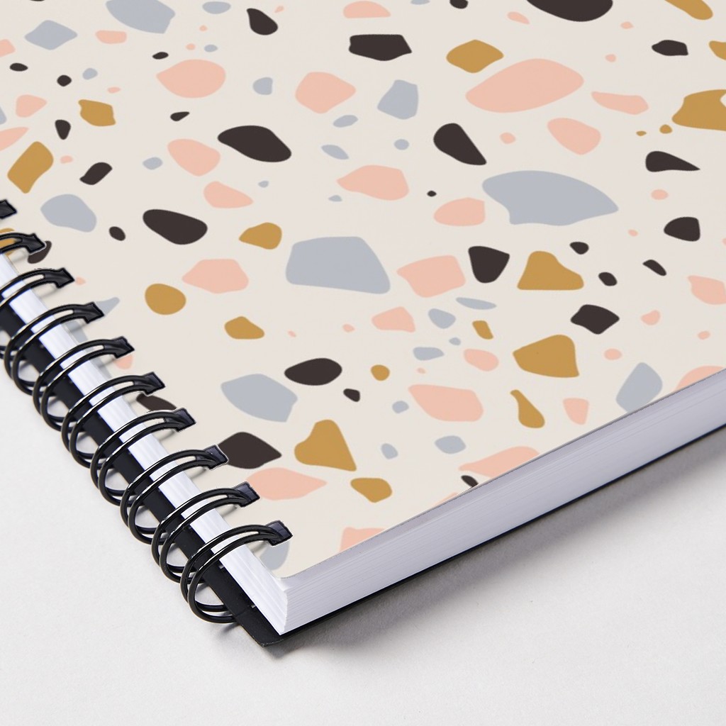 Terrazzo Coral - Gold Notebook | Shutterfly