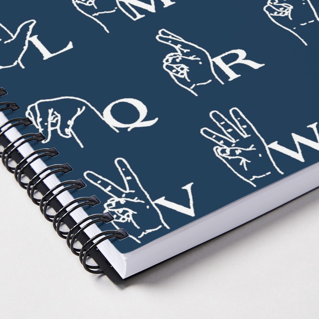 Sign Language Alphabet Notebook | Shutterfly