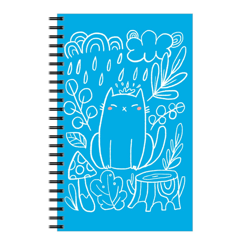 Outdoor Cat - Blue Notebook | Shutterfly